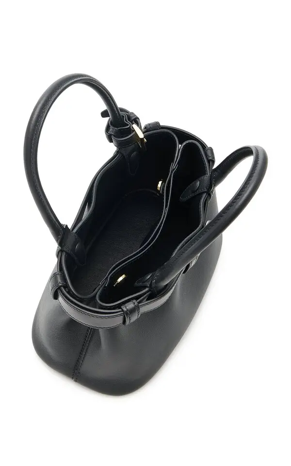 Prada Buckled Leather Top Handle Bag