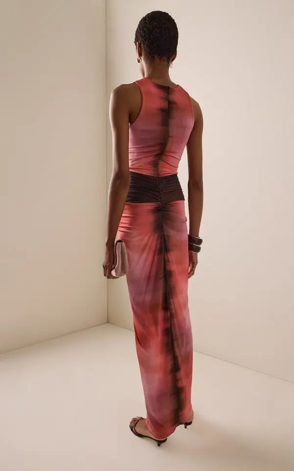 Silvia Tcherassi Exclusive Leni Jersey Maxi Dress