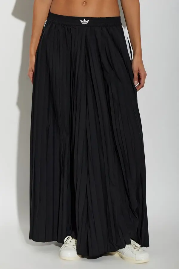 ADIDAS ORIGINALS Pleated Wide-leg Trousers