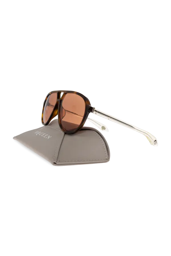 Alexander McQueen Sunglasses - Brown