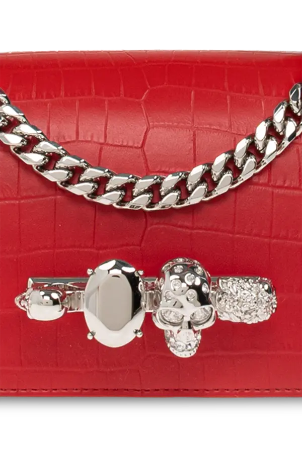 Alexander McQueen Jewelled’ Leather Bag