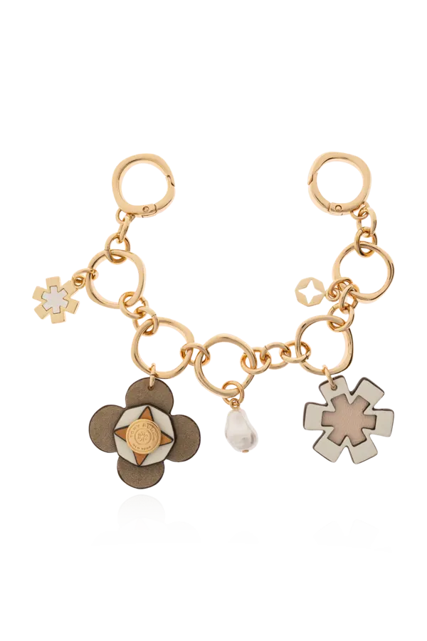 Tory Burch Bag Keychain With Charms