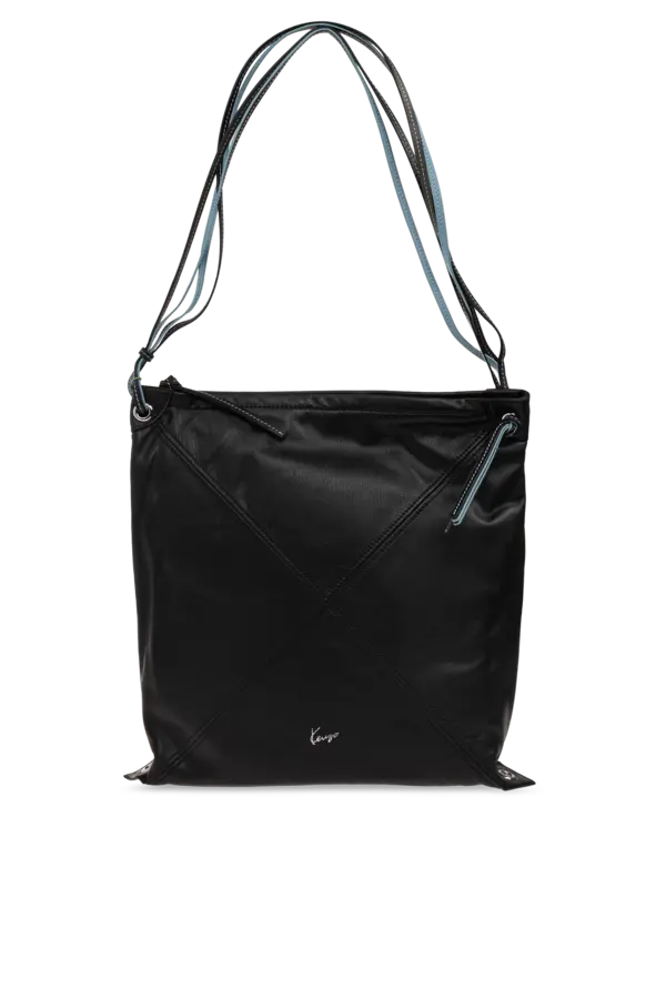 Kenzo Leather Bag With Logo