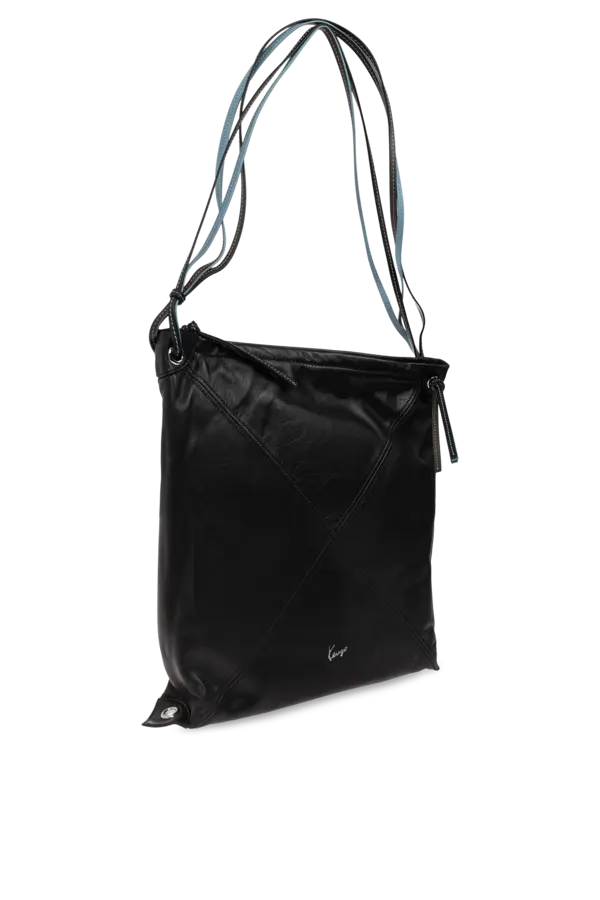 Kenzo Leather Bag With Logo