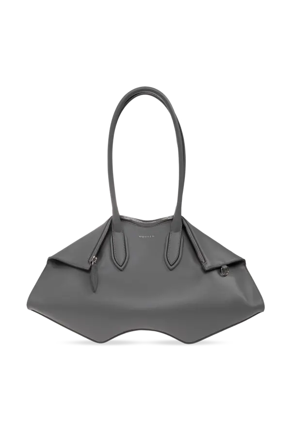 Alexander McQueen Leather Bag ‘manta - Grey