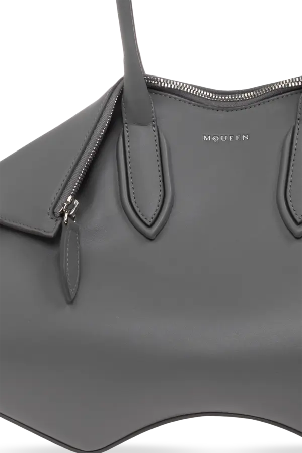 Alexander McQueen Leather Bag ‘manta - Grey