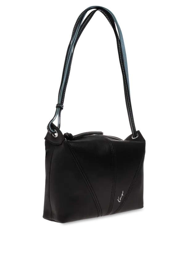 Kenzo Leather Bag With Logo