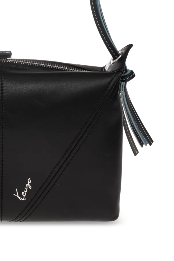 Kenzo Leather Bag With Logo