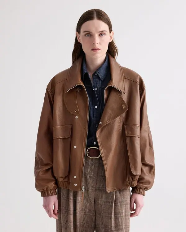 TWP Hunter Jacket In Dolce Leather