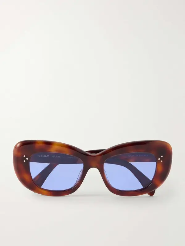 Celine Diane Round-frame Acetate Sunglasses