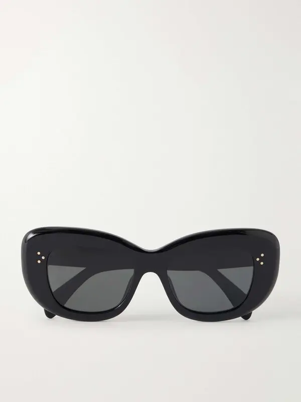Celine Diane Round-frame Acetate Sunglasses