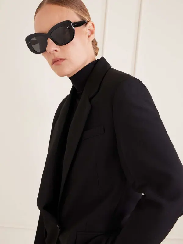 Celine Diane Round-frame Acetate Sunglasses