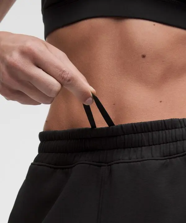 Lululemon Double-knit High-rise Pant - Black/light Ivory