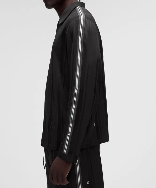 Lululemon Knit Stripe Rugby Shirt - Black