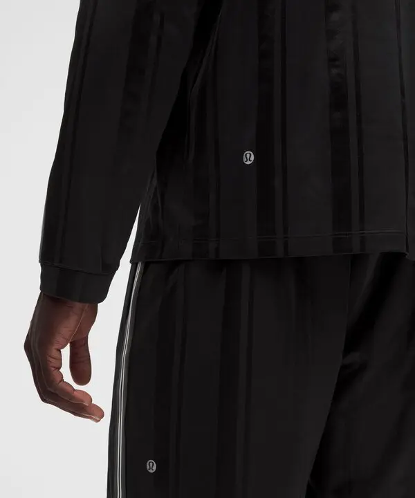 Lululemon Knit Stripe Rugby Shirt - Black