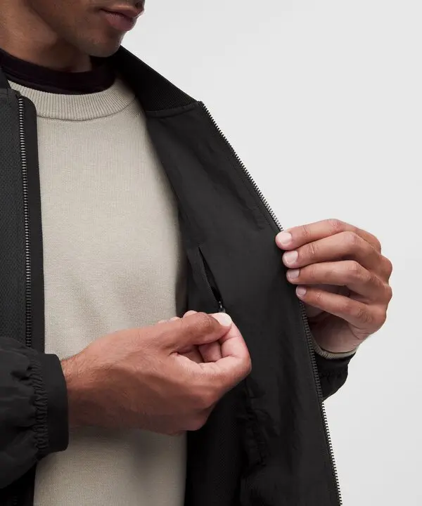 Lululemon Mesh-panelled Track Jacket