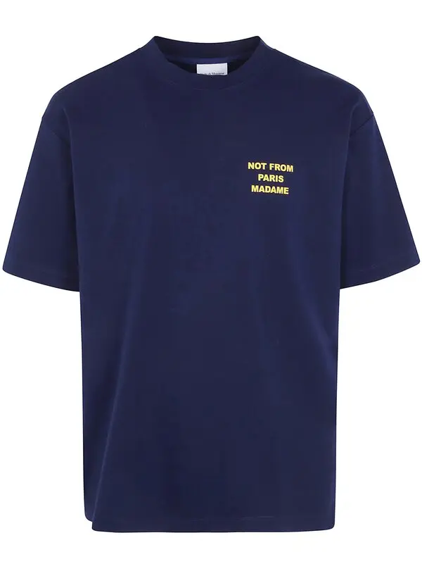Drole De Monsieur T-shirt Slogan "bold Slogan