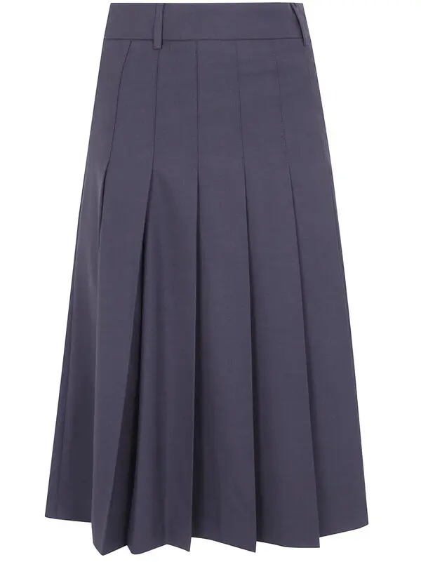 DUNST Pleated Long Skirt Pleats Long Skirt