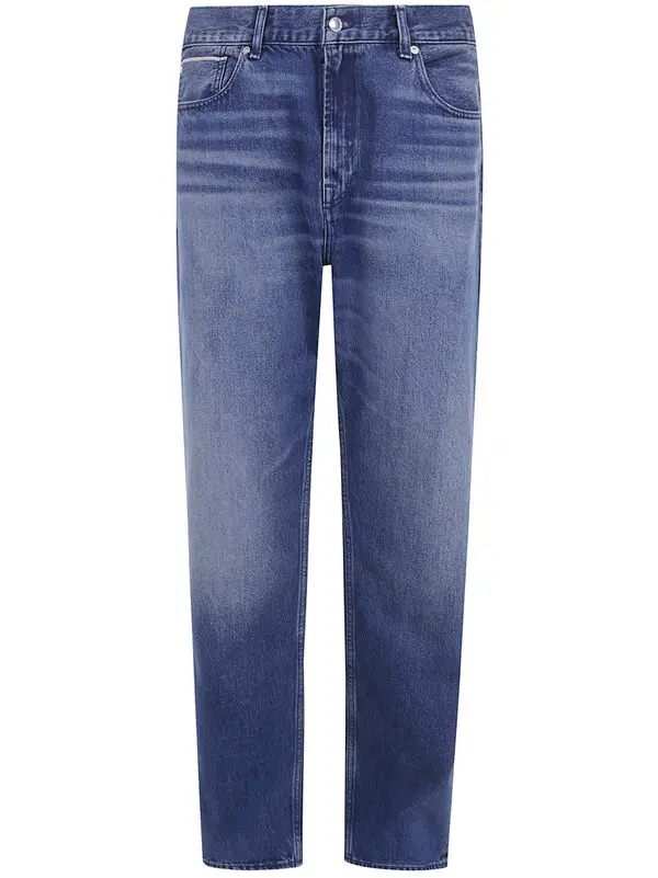 Seven For All Mankind Straight-leg Jeans "morden Straight - Gray