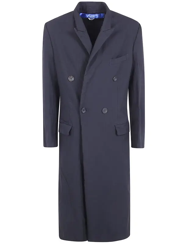 JUNYA WATANABE COMME DES GARCONS Long Coat Polyester - Black