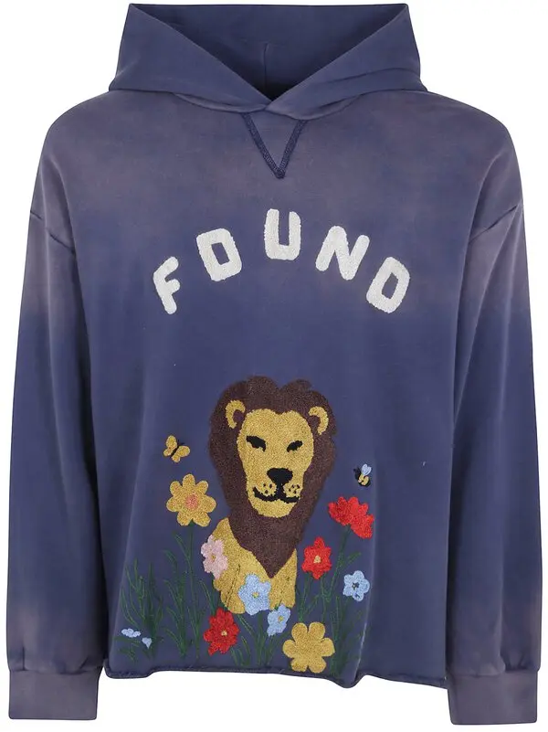 FOUND Hoodie Embroidered "embroidered Wildlife