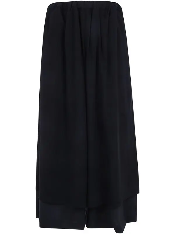 Comme Des Garçons Wide-leg Trousers Light Wool Tropical