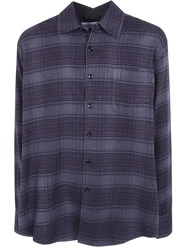 Our Legacy Shirt Faded Nocturne Check "above