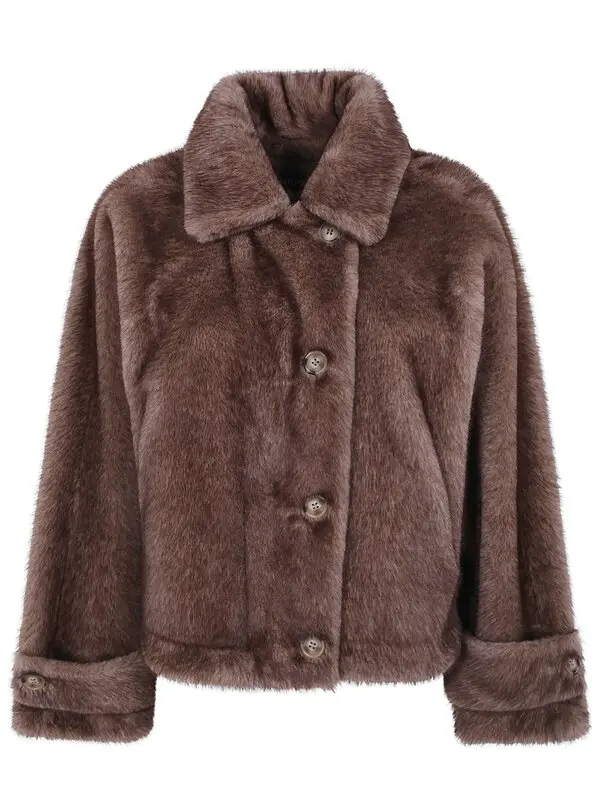 DRHOPE Fake Fur Jacket Argan