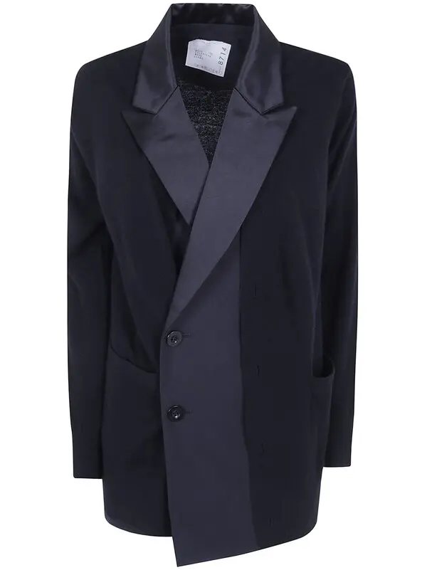 Sacai Cardigan Suiting X Wool Knit