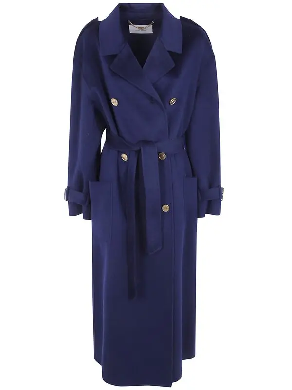 Elisabetta Franchi Coat Belted Coat