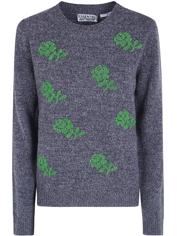 Essentiel Antwerp Sweater Embroidered "korine