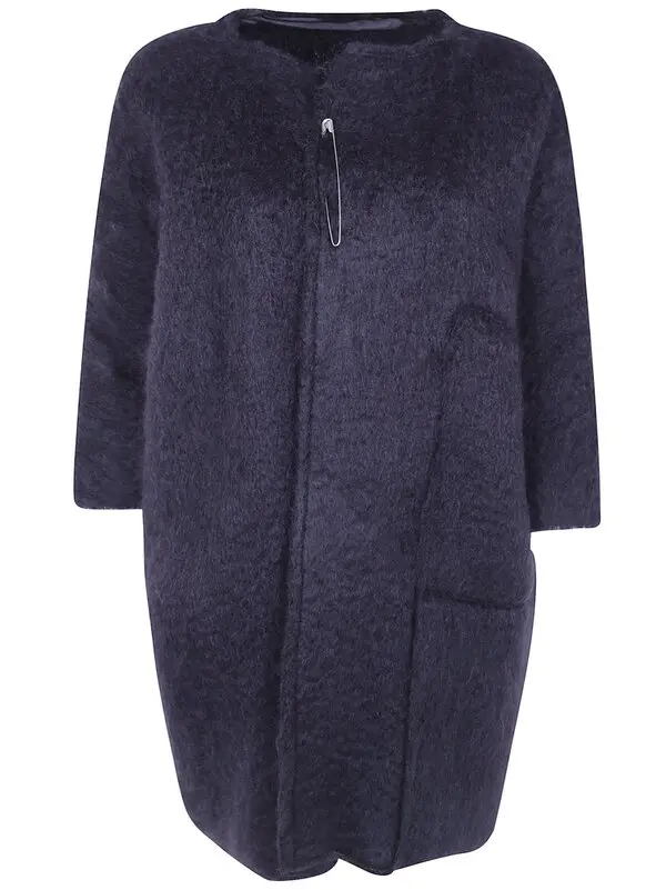 DANIELA GREGIS Coat "coperta - Black