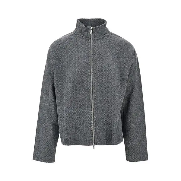 MFPEN Herringbone Cotton Full-zip Weathirt