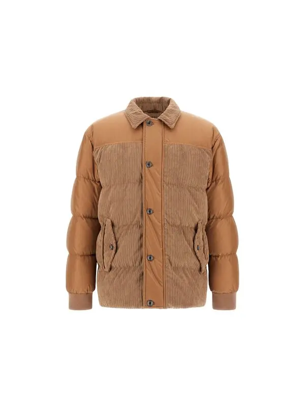 Herno Camel Down Jacket - Brown