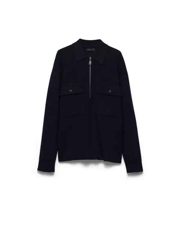 Prada Cashmere Polo Shirt