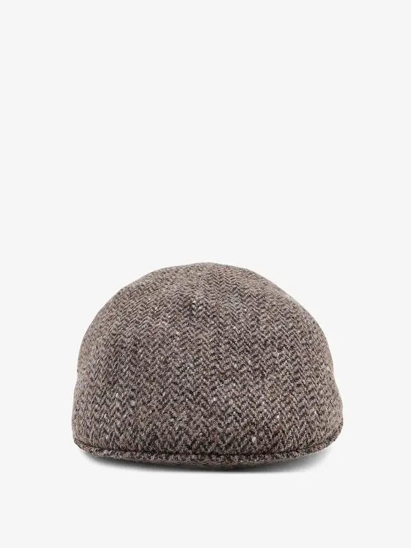 Brunello Cucinelli Wool Hat With Dazzling Motif