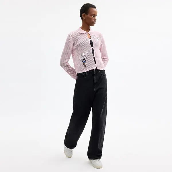 COACH OUTLET Brain Dead Kachi Mouse Cardigan In Organic Cotton