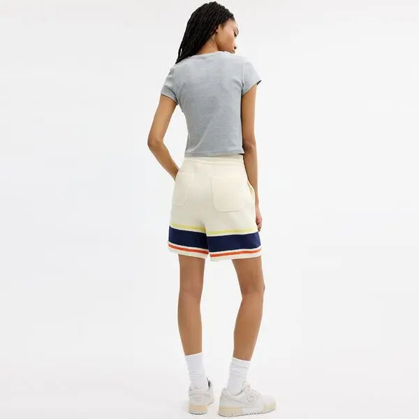 COACH OUTLET Brain Dead Striped Knit Shorts