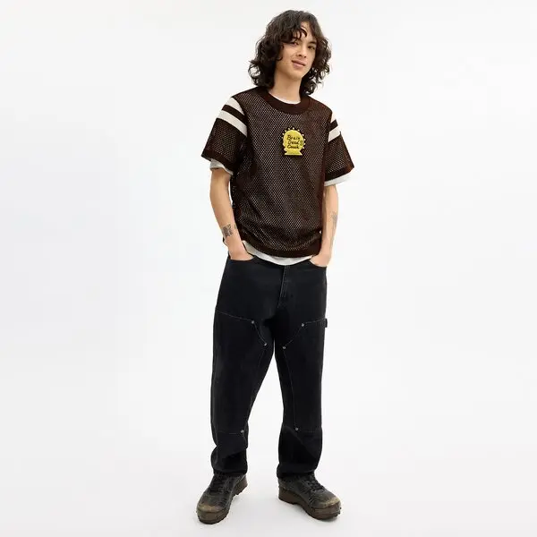 COACH OUTLET Brain Dead Mesh Football T-shirt