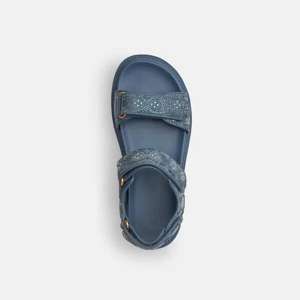 COACH OUTLET Brynn Sandal In Crystal Signature