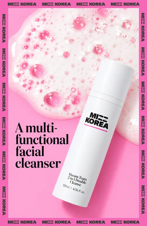 MIZZ KOREA Korean Skincare K-beauty Dream Team 2-in-1 Double Cleanse