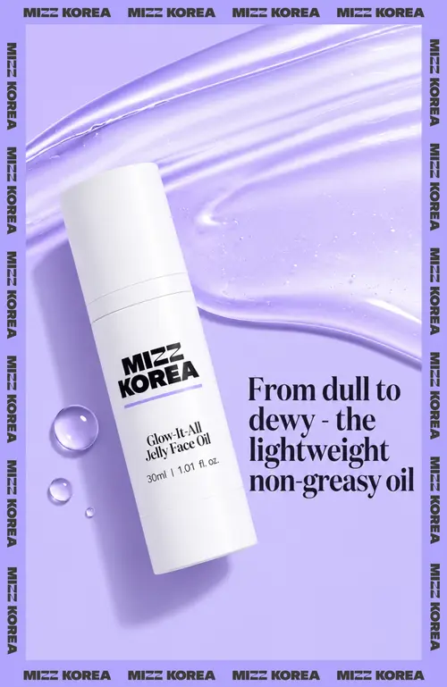 MIZZ KOREA Korean Skincare K-beauty Glow-it-all Jelly Face Oil