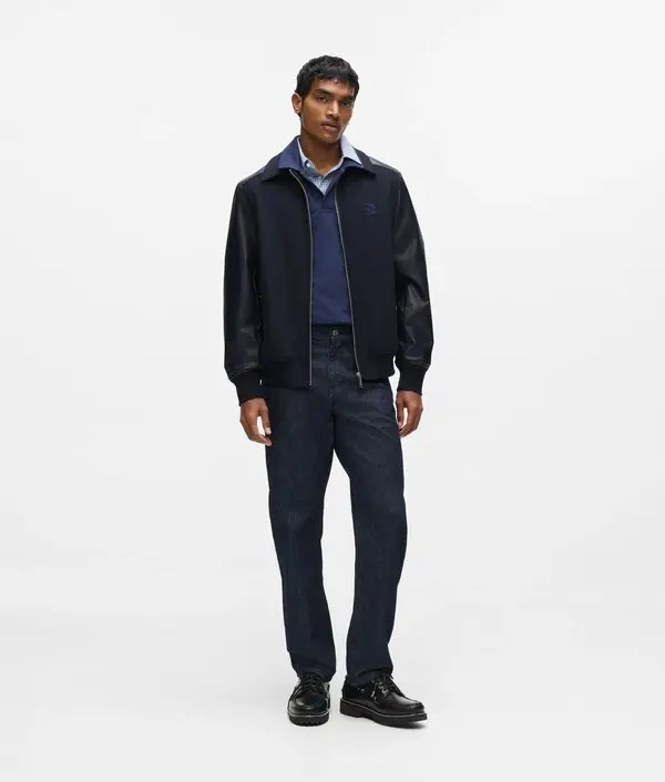 Karl Lagerfeld Ikon Varsity Jacket