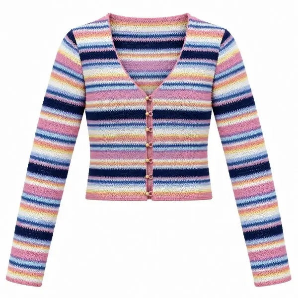 LESSEA Confetti Coast Cardigan Multicolour
