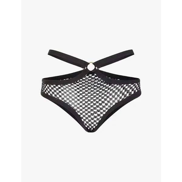 Agent Provocateur Bubbles Fishnet Full Briefs