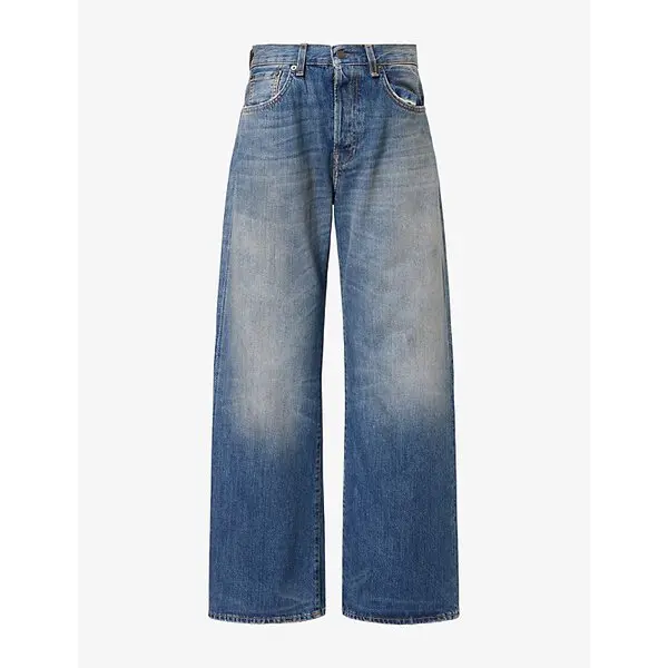 Acne Studios 2021f Mid-rise Wide-leg Denim Jeans