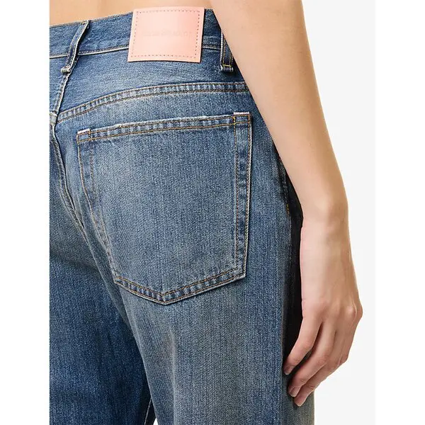 Acne Studios 2021f Mid-rise Wide-leg Denim Jeans