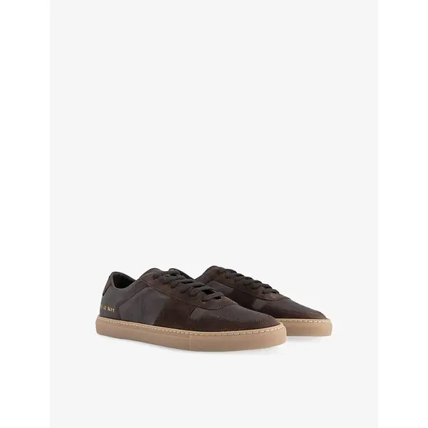 COMMON PROJECTS Bball Duo Leather And Suede Trainers