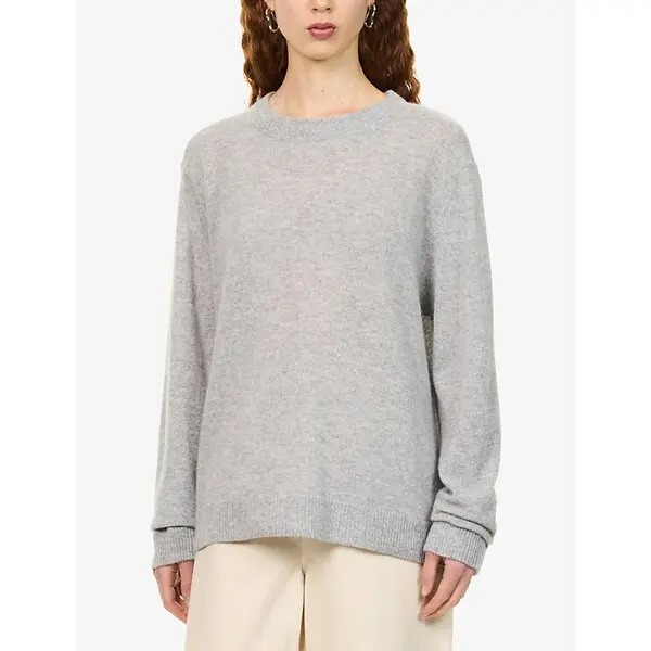 REFORMATION Boyfriend Crewneck Cashmere Jumper