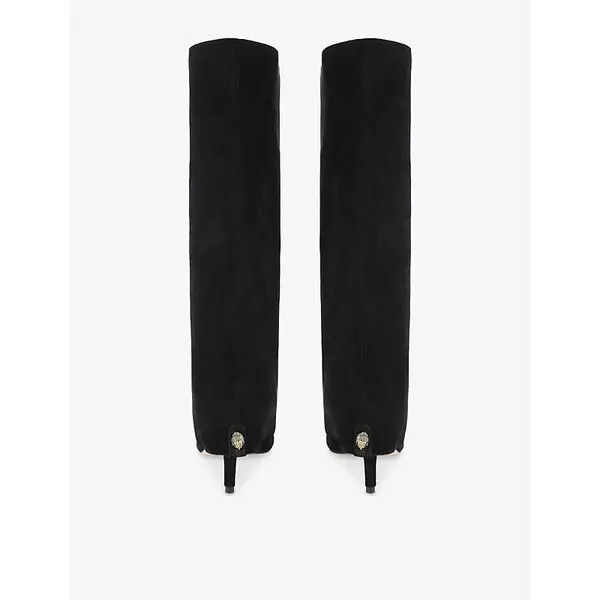 Kurt Geiger Maggie Fold Suede Knee-high Boots